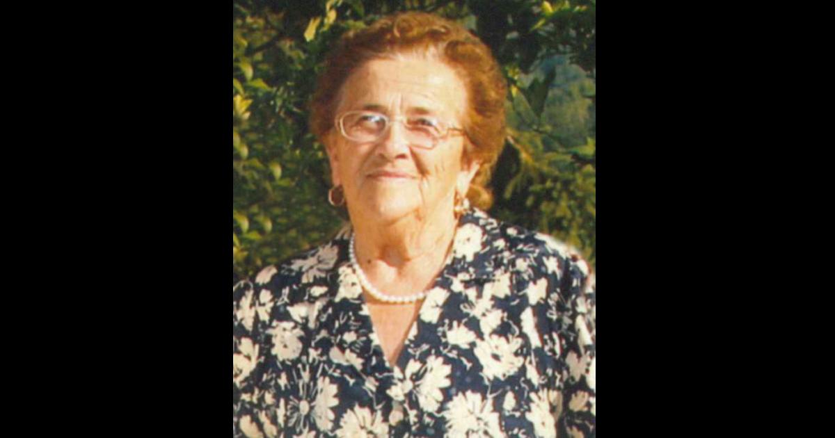 ANGELA ROSSI ved. MUSSO (Angelina) di anni 92 - La Provincia Granda