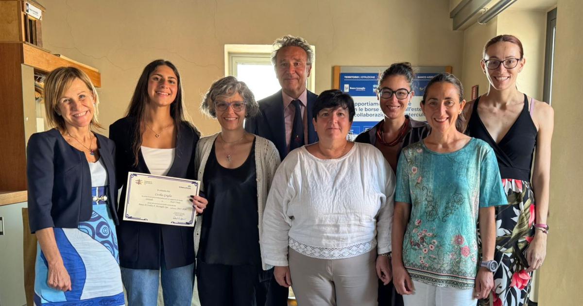 La garessina Cecilia Griglio premiata con la Borsa di studio ...